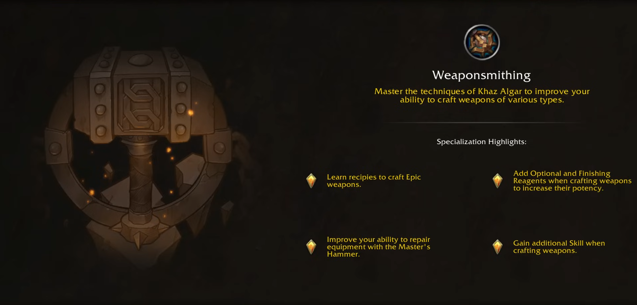 Blacksmithing - The War Within - Gaming Hero